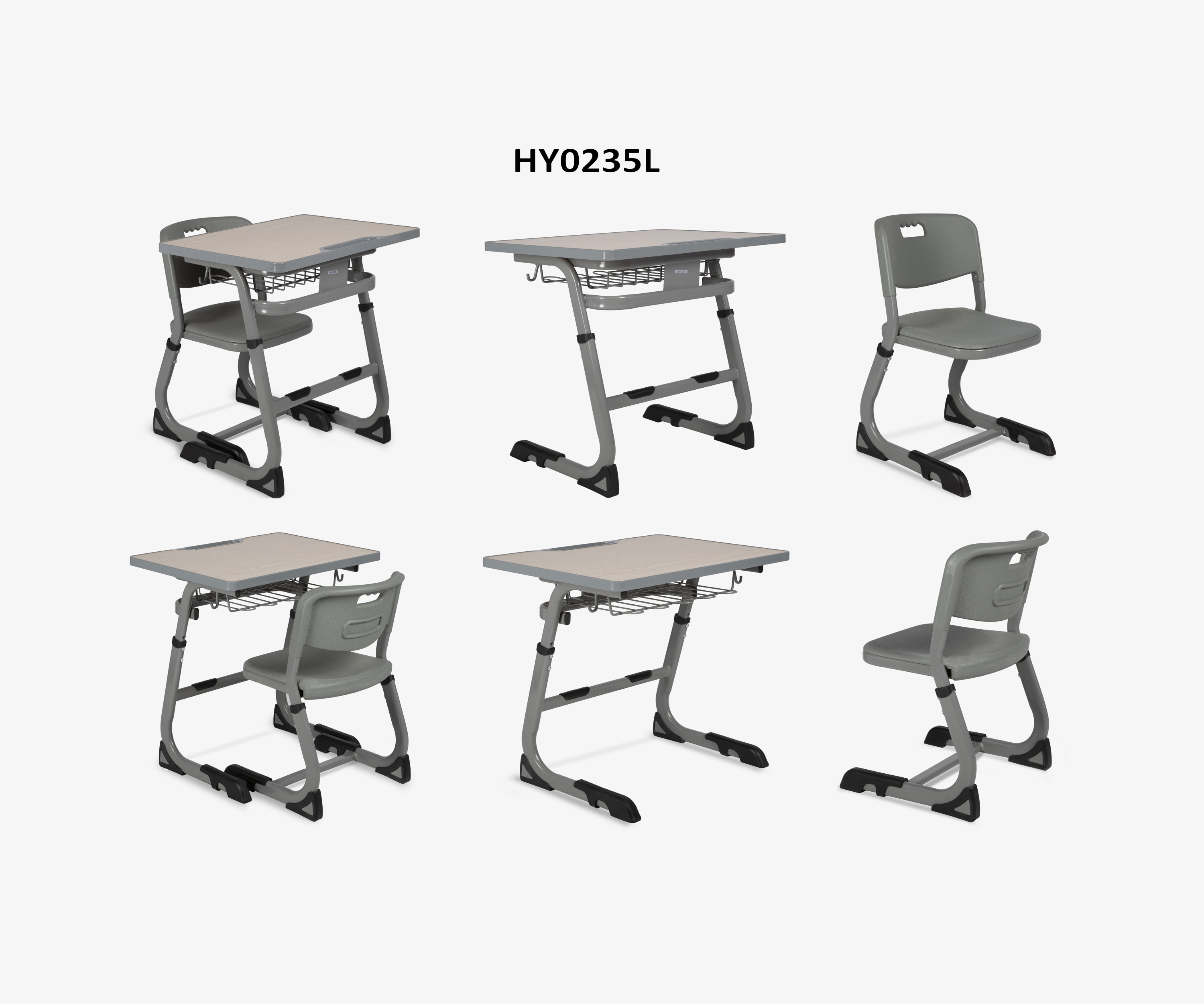 HEIGHT ADJUSTABLE STUDENT DESK & CHAIR - NASCO Office Furniture